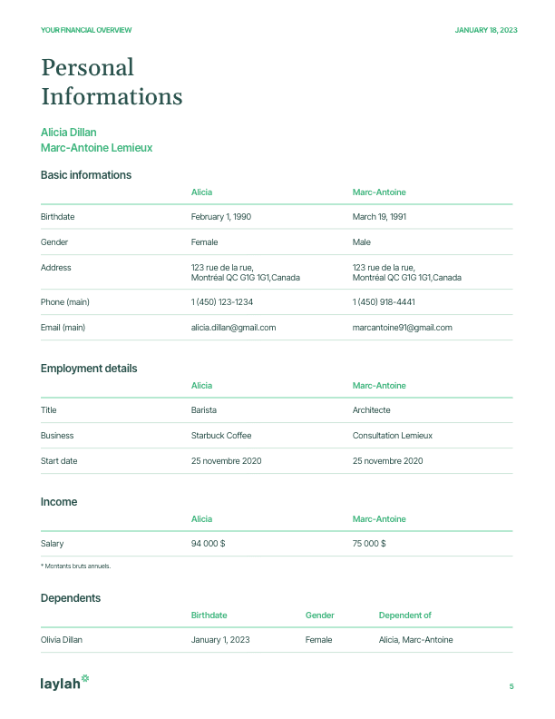 Integrated FNA - Financial Needs Analysis | Laylah